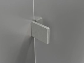 Mexen Lunar-F L, sprchový kout pravý 80 x 80 cm, 8mm čiré sklo, ocelový profil, 836L-080-080-97-00-P