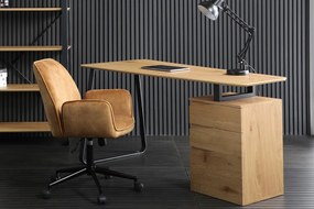 Designový psací stůl Studio z MDF dubový vzhled 160cm