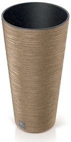 Květináč FURU SLIM ECO WOOD 30cm naturo