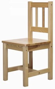 Dětská židlička ke stolku dřevěná masiv borovice 8866