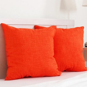 Dekorační polštářek BESSY 45 x 45 cm oranžová 1 ks