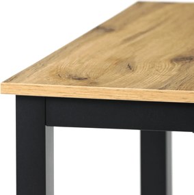 Jídelní stůl 110x70x75cm, mdf, divoký dub, GDT-202 OAK