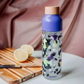QUOKKA Tritanová láhev Ice bright spots / 840 ml / Bez BPA