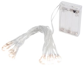 Linder Exclusiv Vánoční řetěz na baterie Teplá bílá 50 LED
