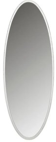White Label Bílé kovové závěsné zrcadlo WLL Miya 160 x 60 cm