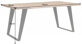 Designový jídelní stůl Maalik 180 cm akácie
