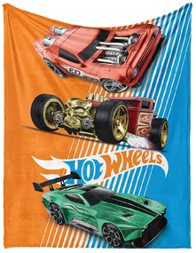 Dětská deka Hot Wheels Retro 130x160 cm