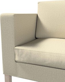 Potah na pohovku IKEA  Karlanda rozkládací, krátký barva béžová látka pletený vzor