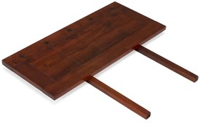 furniture-nabytek.cz - Masivní připínací deska Tahoma z akáciového dřeva, lakovaná, hnědá – 40×90×6 cm