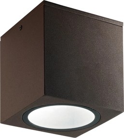 FAN I-CITIZEN-Q1-BRO Venkovní stropní svítidlo Citizen, corten, 1 x E27, IP54, 15 x 15 x 17 cm - FANEUROPE