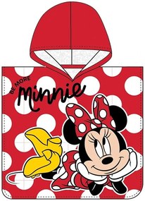 Dívčí plážové pončo Minnie Mouse - motiv Always be kind - 100% bavlna - rozměr 50 × 115 cm - pro děti od 3 do 6 let