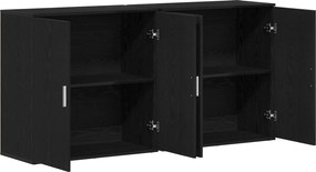 Servírovací skříň 2 ks Černý dub 79 x 38 x 80 cm 3334310