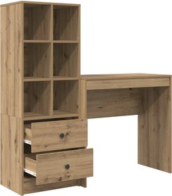 Stůl Artisanový dub 125,5 x 40 x 127 cm 2 ks 3337320
