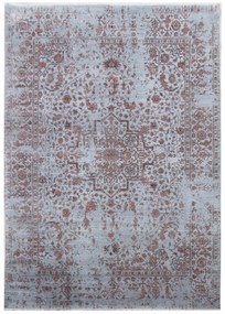 Diamond Carpets koberce Ručně vázaný kusový koberec Diamond DC-SIRAPI Silver/copper - 245x305 cm
