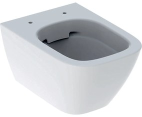 GEBERIT Smyle Square - Závěsné WC s hlubokým splachováním, zkrácené vyložení, uzavřený tvar, Rimfree 500.379.01.1