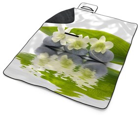 Sablio Plážová deka Bílá orchidej: 200x140 cm