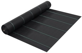 Mulčovací textilie proti plevelu a kořenům černá 1 x 100 m PP 313062