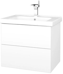 Dřevojas Koupelnová skříň VARIANTE SZZ2 65 (umyvadlo Harmonia) Varianta: M01 Bílá mat / M01 Bílá mat