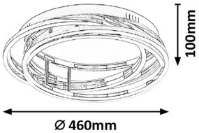 Rabalux 2183 - LED Stmívatelné stropní svítidlo SELENA LED/40W/230V