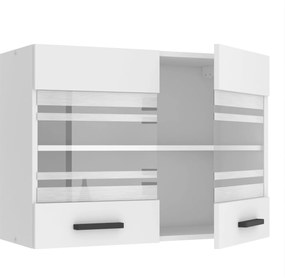 Kuchyňská skříňka Belini Premium Full Version horní 80 cm bílý mat  TOR SGW80/0/WT/WT/0/B1/PP