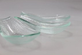 BDK-GLASS Skleněná rautová mini lžička 13x7cm
