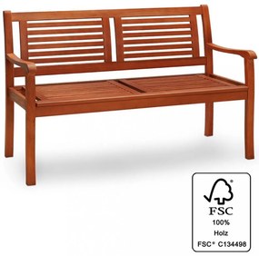 Zahradní lavička D1464 eukalyptus Dekorhome