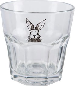 Sklenička na vodu s králíčkem Rabbit Cartoon - Ø 8*8 cm / 200 ml