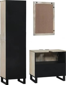 Sada koupelnového nábytku 3 ks Bílá 38 x 33 x 160 cm 3310049