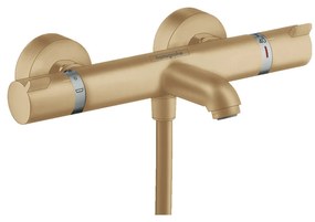 Hansgrohe Ecostat Comfort - Vanová baterie nástěnná termostatická, kartáčovaný bronz 13114140