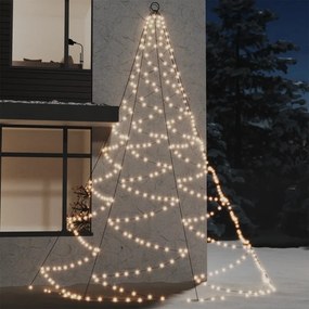 Nástěnný stromek s kovovým hákem 720 LED diod teplá bílá 5 m 328644