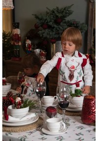 Dětská kuchyňská zástěra Holly Christmas – 48x56 cm