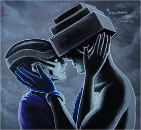 David Reichelt | Vzácný okamžik Rám: Bílý, Velikost: 40 x 40 cm