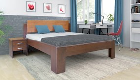 FMP Lignum Wanda postel - buk průběžný Moření: č. 118, Výška bočnice: 50 cm, Rozměr: 140 x 200 cm, Čelo: č. 118