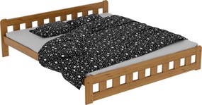 Maxi Zvýšená postel z masivu Nikola 160 x 200 cm - barva Dub