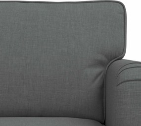 Set pohovek 2 ks Tmavě šedá textil 3407605