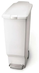 Simplehuman - Odpadkový koš Slim 40 l, bílá CW1362