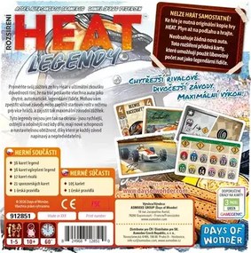 Asmodee Heat: Legendy / Délka hry: 60 minut / Počet Hráčů: 1-5 / od 10