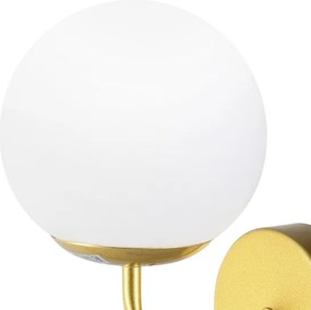 Brilagi - Nástěnná lampa MALIVA 1xE14/15W/230V zlatá/bílá