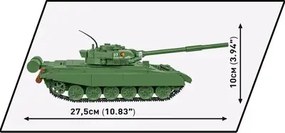 COBI 2625 Armed Forces T-72 (DDR/SOVIET) / 680 kostek / 1 figurka / 1: