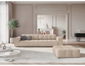 Béžová pohovka 244 cm Chicago – Cosmopolitan Design
