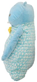 Plyšový HROŠÍK HIPPO s dětskou dekou uvnitř modrý