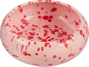 BOOGY SPLASH Miska 16 cm - červená/růžová