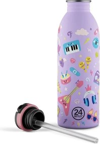 Nerezová dětská láhev Music Friends 500ml 24 Bottles