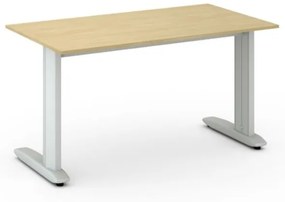 Kancelářský psací stůl PRIMO FLEXIBLE 1400 x 800 mm, bříza