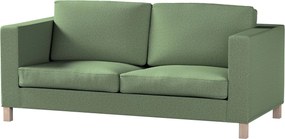 Potah na pohovku IKEA  Karlanda rozkládací, krátký barva zelená látka pletený vzor