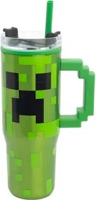 STOR Termohrnek Minecraft / Termohrnek / 770 ml / S brčkem / Dvojitá s