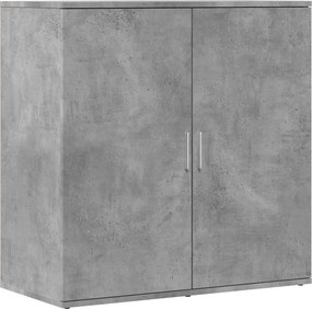 Příborníky 2 ks betonově šedé 79 x 38 x 80 cm kompozitní dřevo 3276605