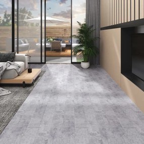 vidaXL Samolepící podlahová prkna 4,46 m² 3 mm PVC [143876] Barva: Betonová šedá