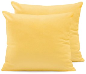 DecoKing - Povlak na polštář Amber - Žlutý