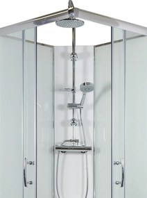 ARTTEC SMARAGD 90 x 90 cm - Termo sprchový box model 6 chinchilla sklo PAN01285